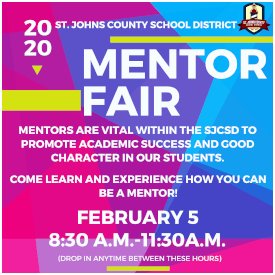 St Johns County Mentor Fair coming soon HISTORIC CITY NEWS